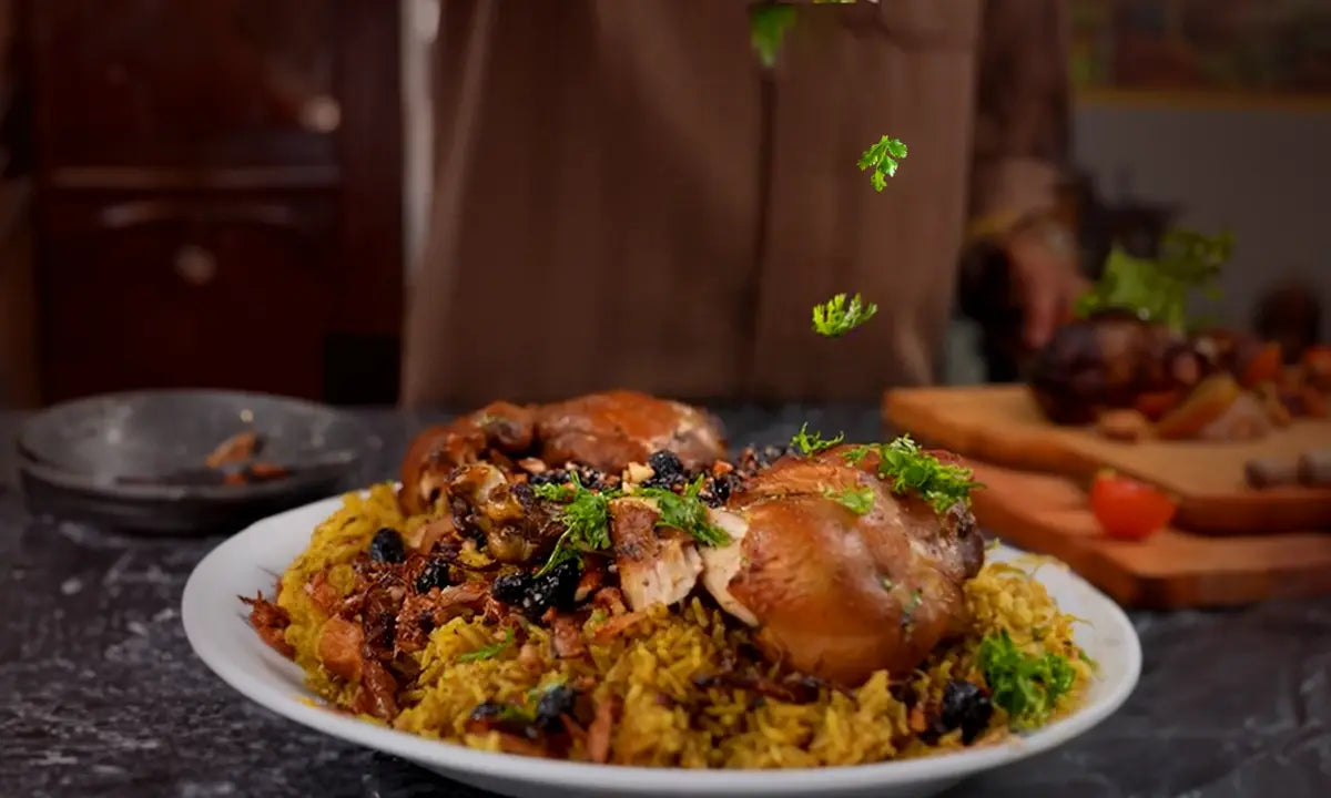 Yemeni Chicken Madi Food | Chicken Mandi Rice